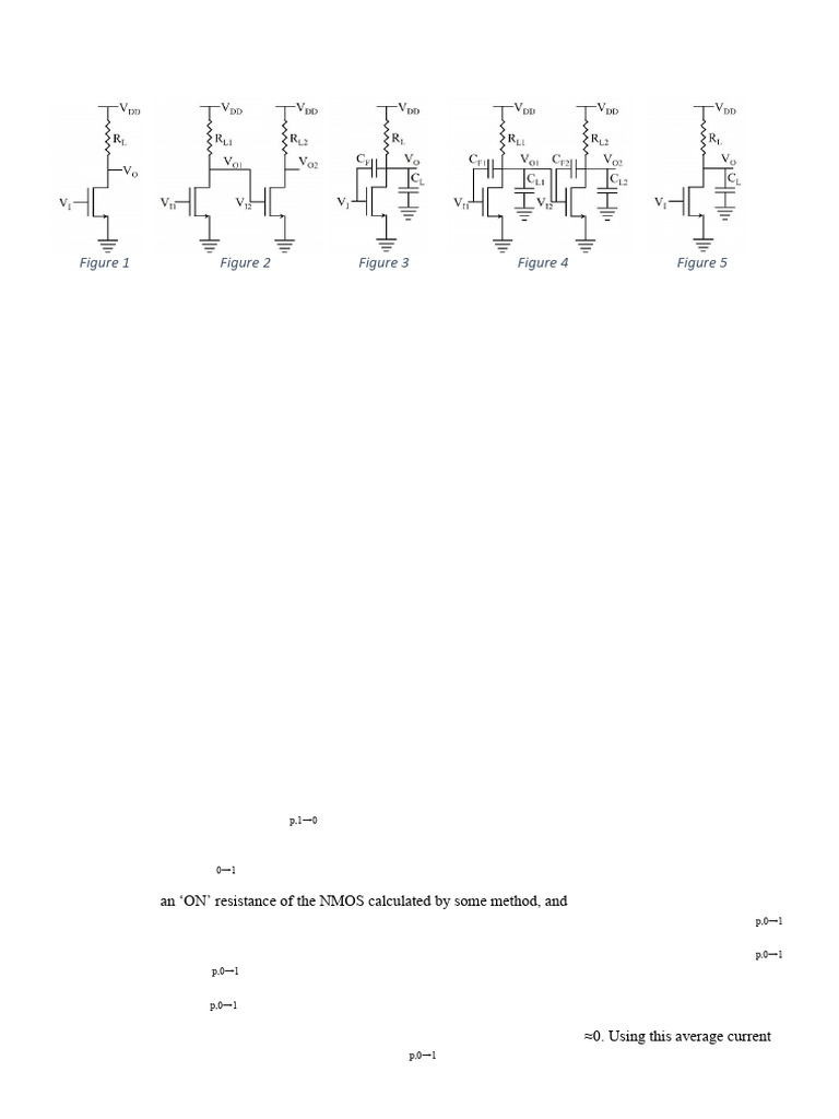 NMOS Inverter Delay and Power Analysis | PDF | Mosfet | Capacitance