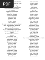 Color Esperanza Letra | PDF | Ocio