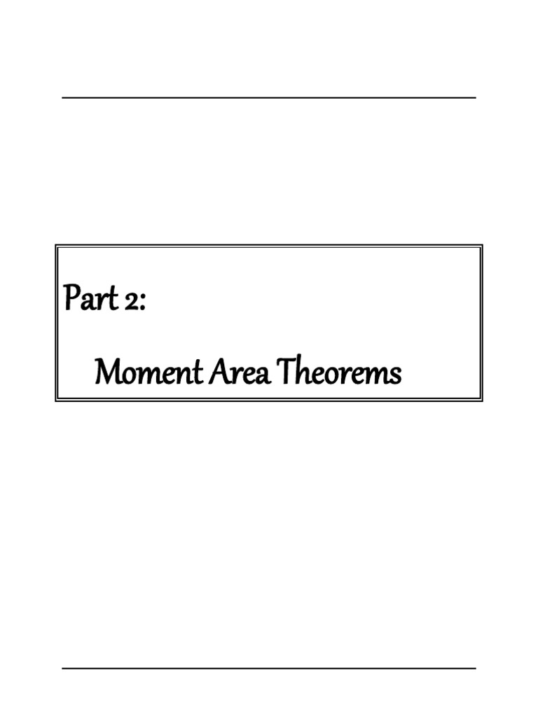 CivE 205 2 - Moment Area Theorems | PDF | Slope | Tangent