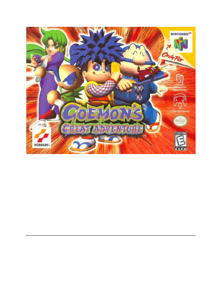 Goemon's Great Adventure (USA) | PDF | Games & Activities | Cooking ...