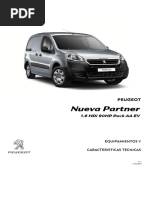 Ficha Técnica Peugeot Partner 2025 | PDF | Estilos de carrocería | Coche