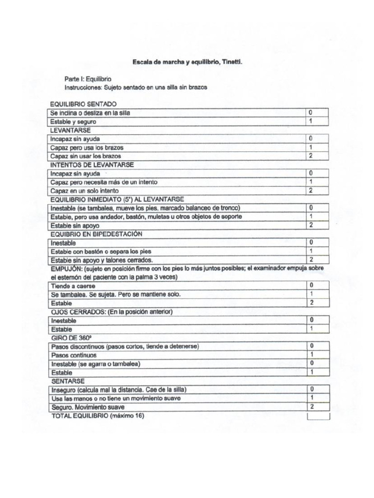 Tinetti | PDF