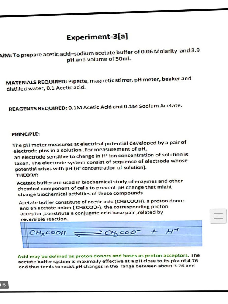 Buffer Ke Dono Isme H | PDF | Buffer Solution | Acid