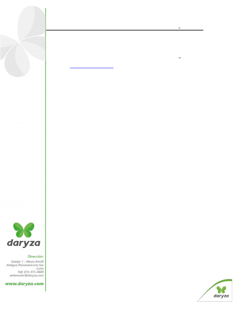 Ficha Tecnica Desinfectante Antibacterial Concentrado Con Aroma Daryza - Removed | PDF | Hogar ...