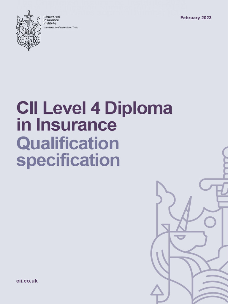 Qual Spec Diploma in Insurance | PDF | Insurance | Diploma