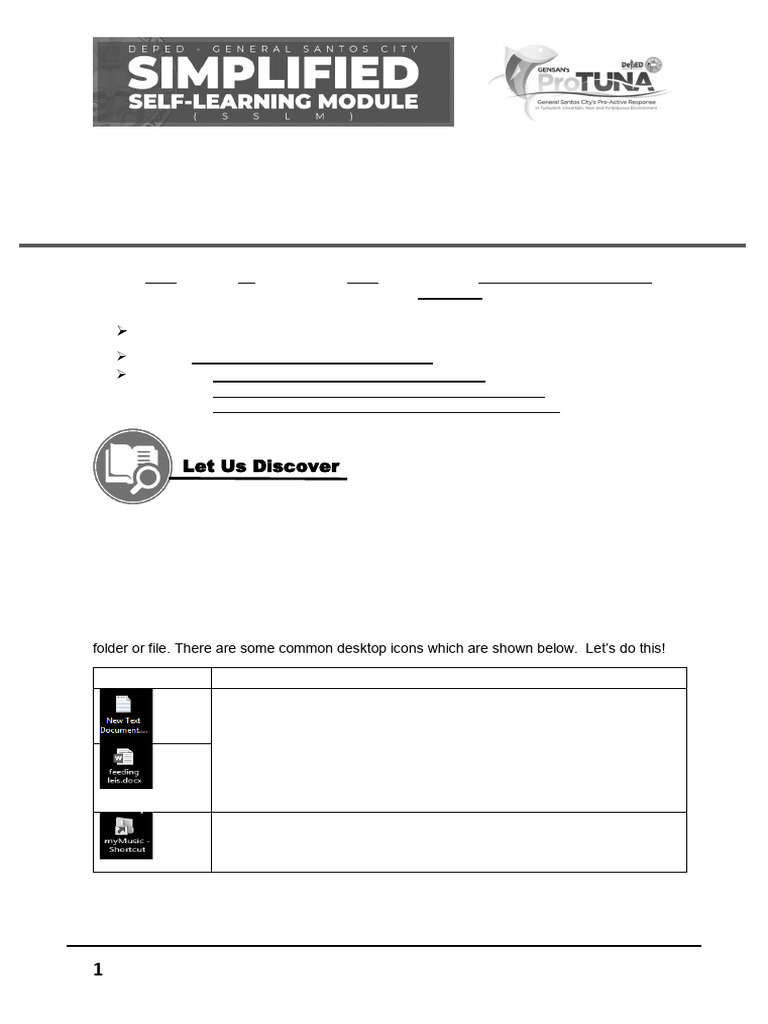 SSLM_CSS9_Q2_WEEK1 | PDF | Icon (Computing) | Computer File