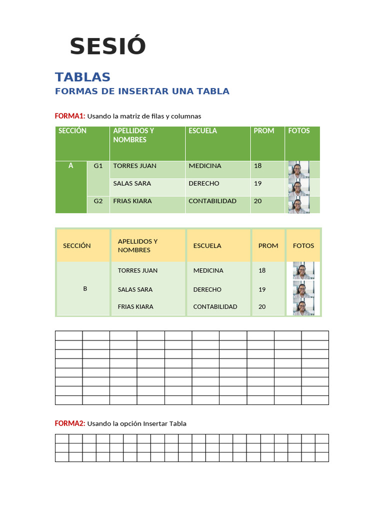Cómo Insertar Tablas en Documentos | PDF | Informática