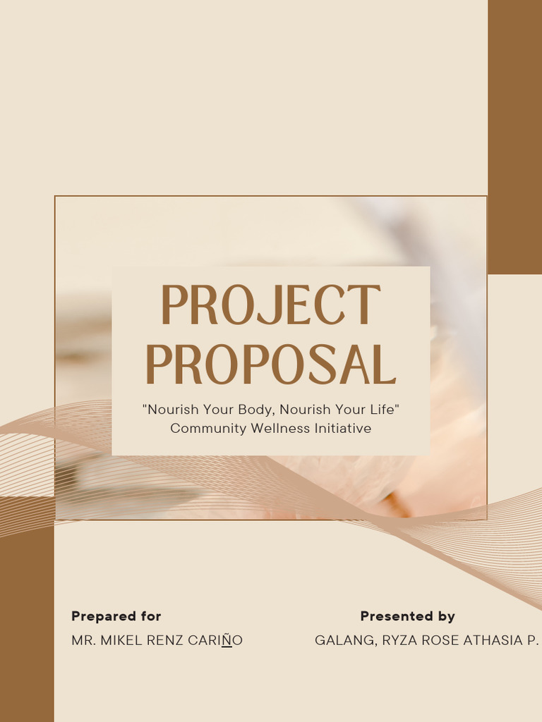 Beige Aesthetic Event Proposal | PDF