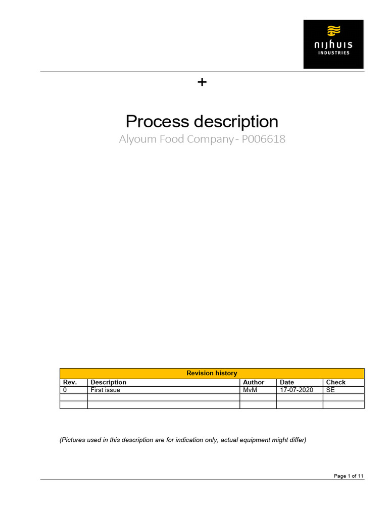 Alyoum Food Company Wastewater Treatment Process | PDF | Filtration ...