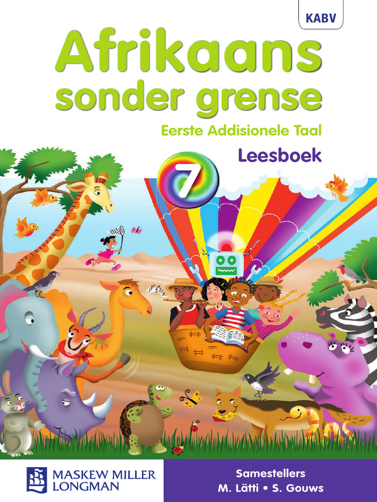 Afrikaans Sonder Grense Eerste Addisionele Taal Graad 7 Leesbo | PDF