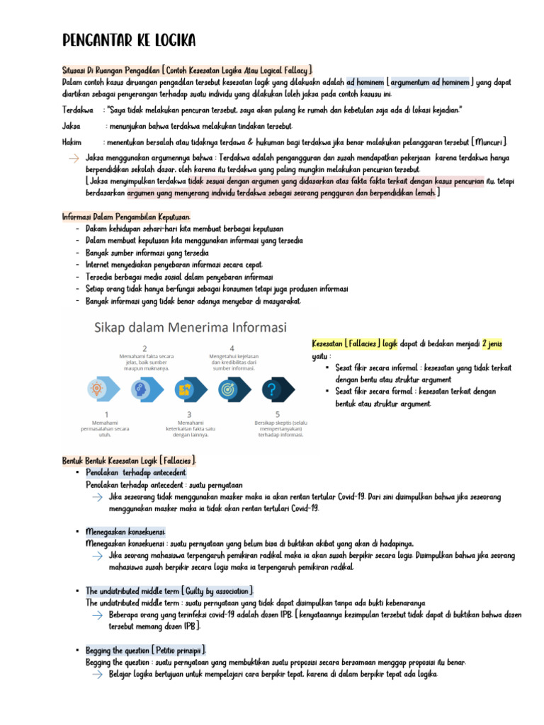 Catatan MBL Pertemuan 1 | PDF
