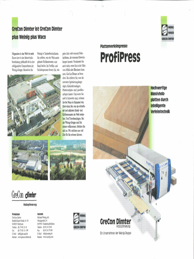 Dim Profipress de | PDF