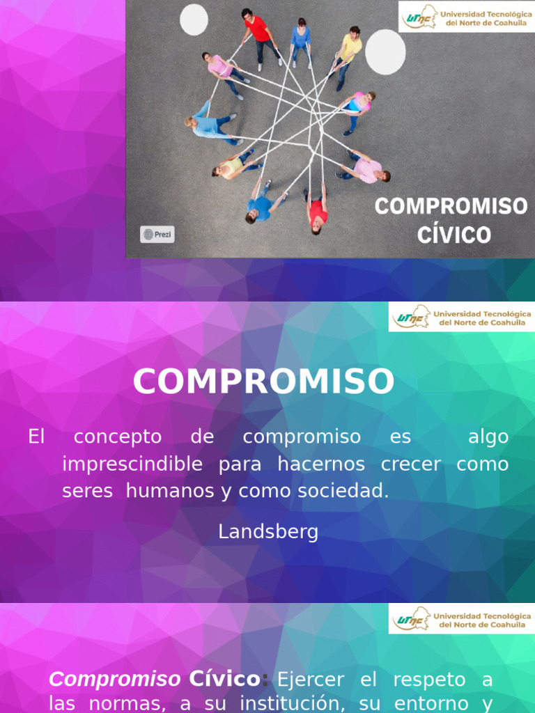 Importancia del Compromiso Personal y Cívico | PDF | Familia ...