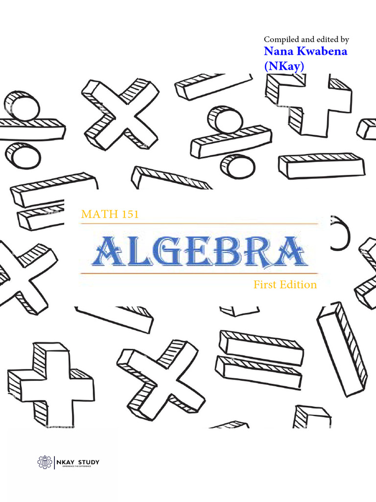 Algebra (By NKay) | PDF | Numbers | Complex Number