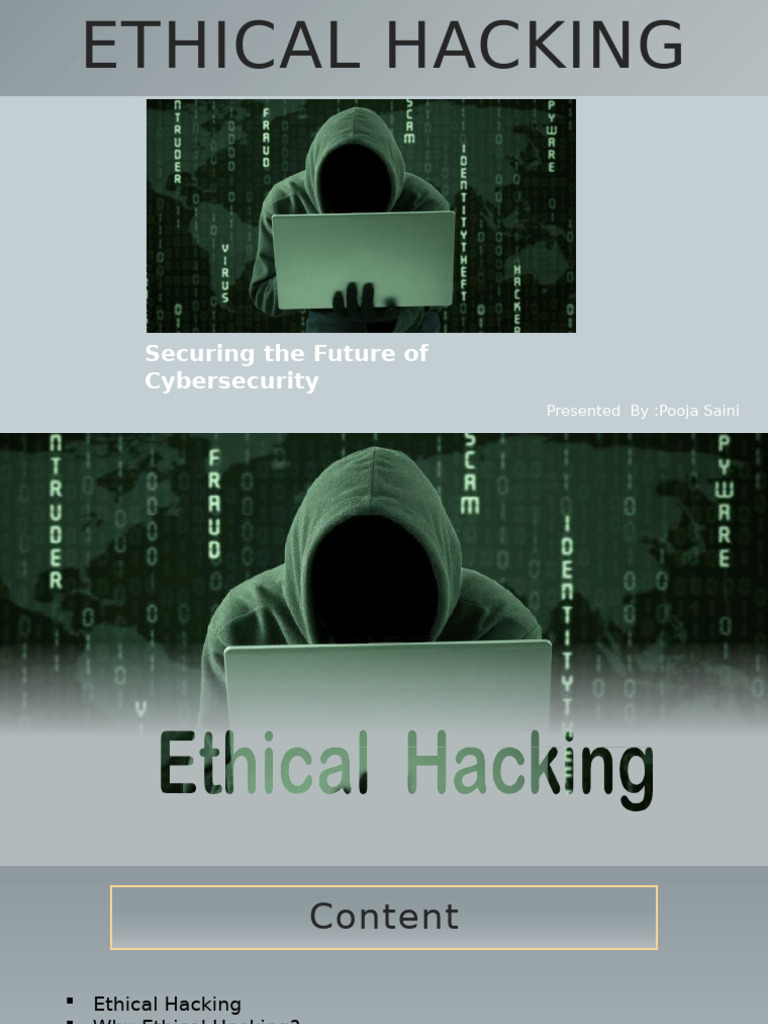 Ethical Hacking Final | PDF | White Hat (Computer Security) | Security ...