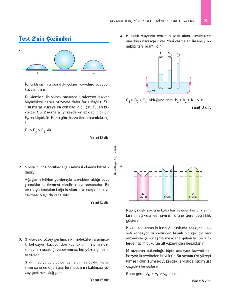 03 YKS SK U1 B3 T2 Fizik Bilimi | PDF