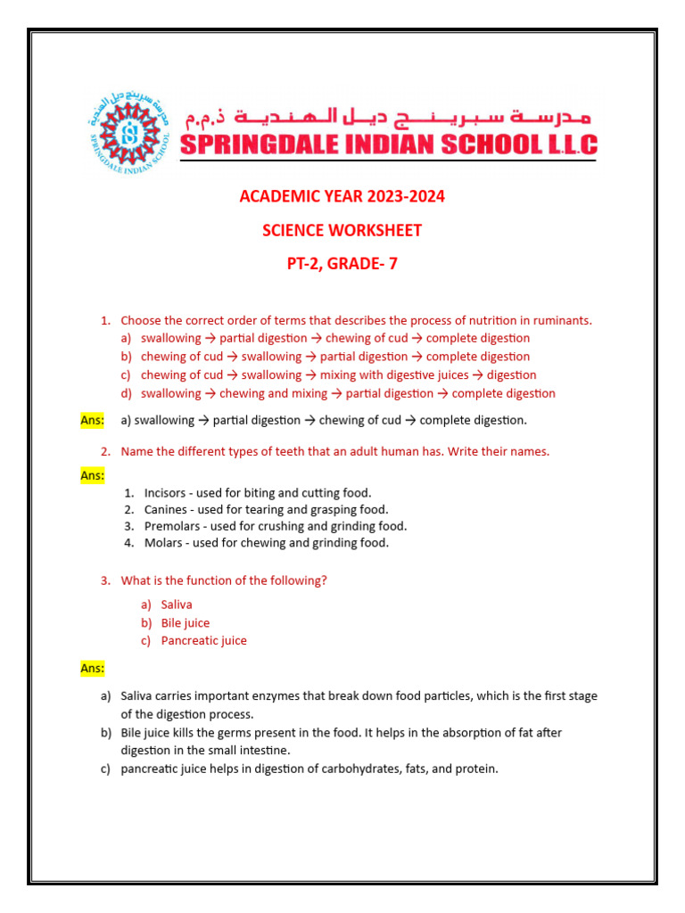 PT2 Grade 7 Science Worksheet | PDF | Career & Growth