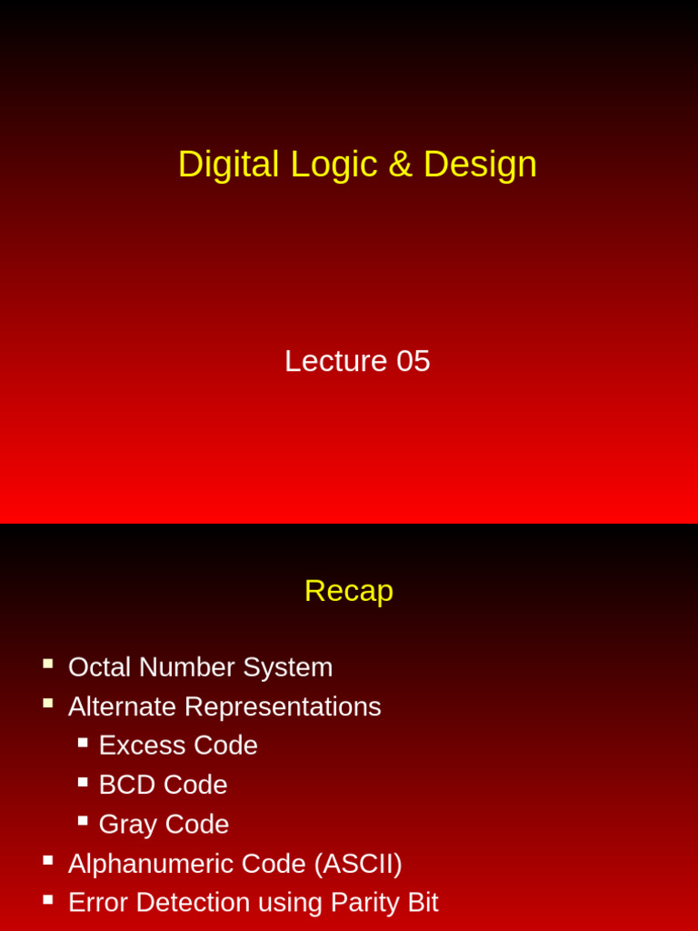 Digital Logic Design: Gates & Codes | PDF | Mathematical Logic ...
