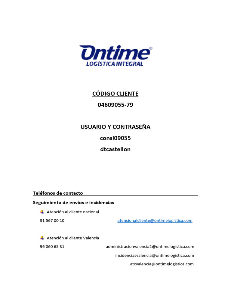 Ontime Pasos para Generar Un Envío | PDF | Informática | Software