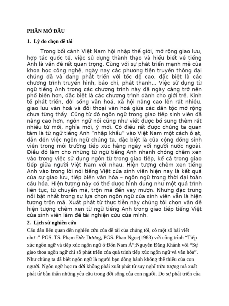 xong Tr27.05 nhóm 2 HIỆN-TƯỢNG-CHÊM-XEN-NGÔN-NGỮ-2-3docx | PDF