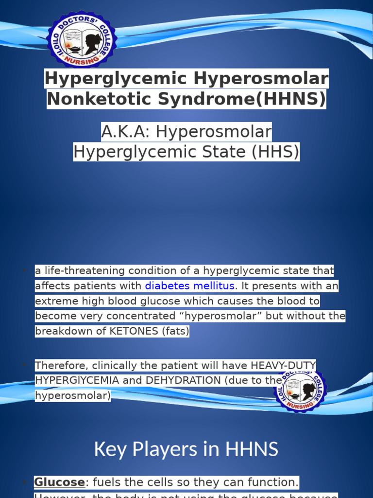 21 HHNS | PDF | Hyperglycemia | Clinical Medicine