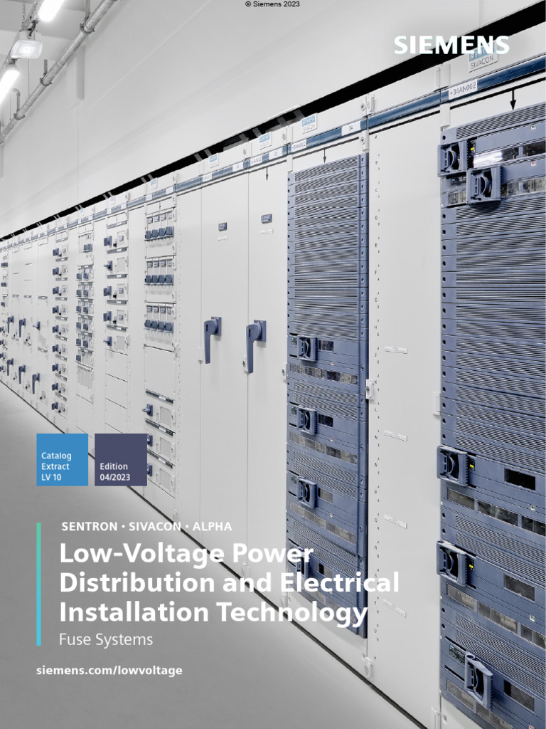 Siemens Fuse Systems Overview | PDF | Fuse (Electrical) | Electric Power