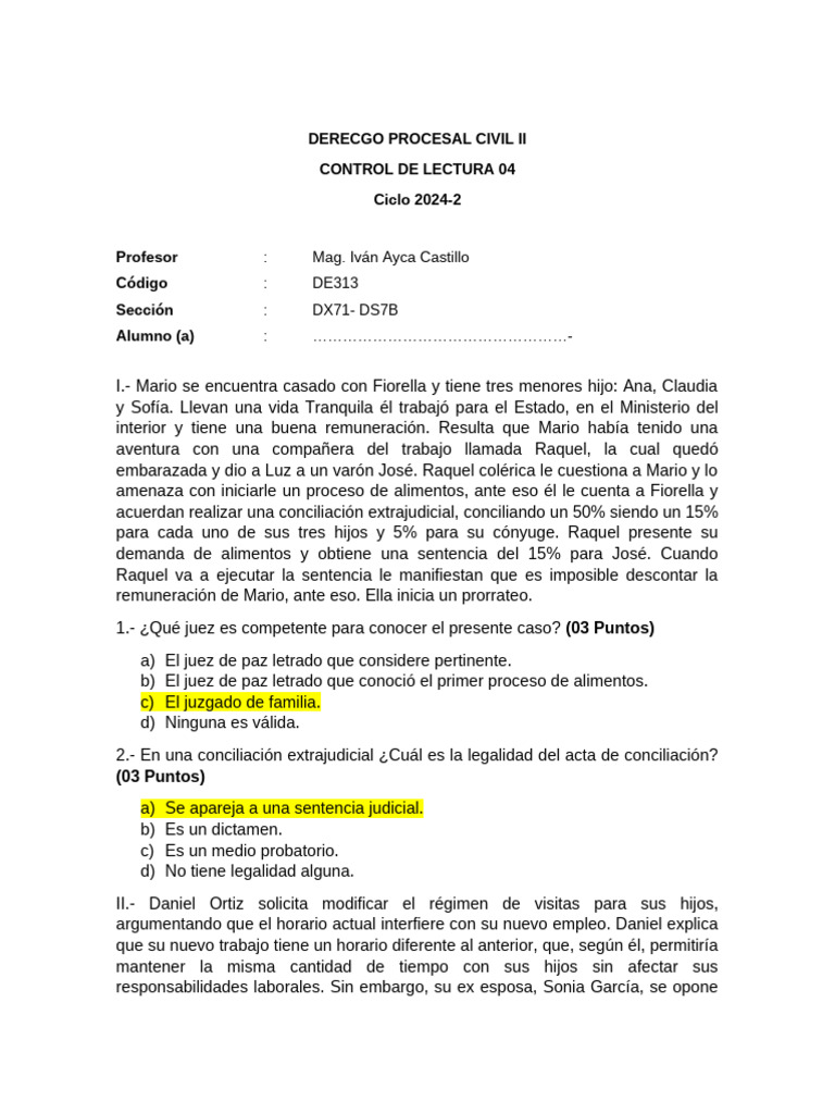 Control de Lectura 04 DPC Ii | PDF | Software