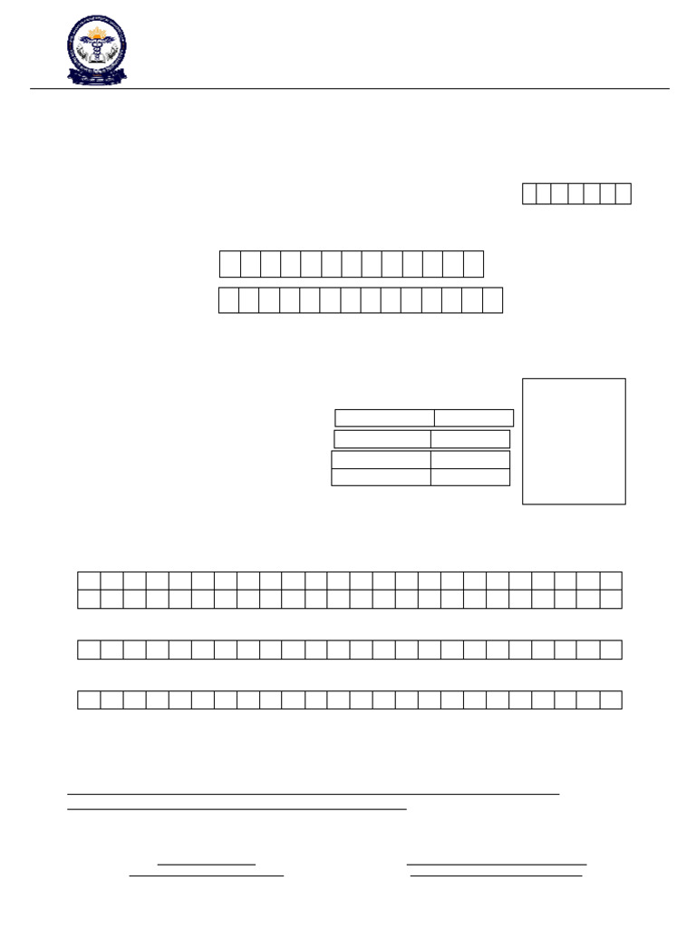 BPT Examination & Admit Form | PDF | Health Care