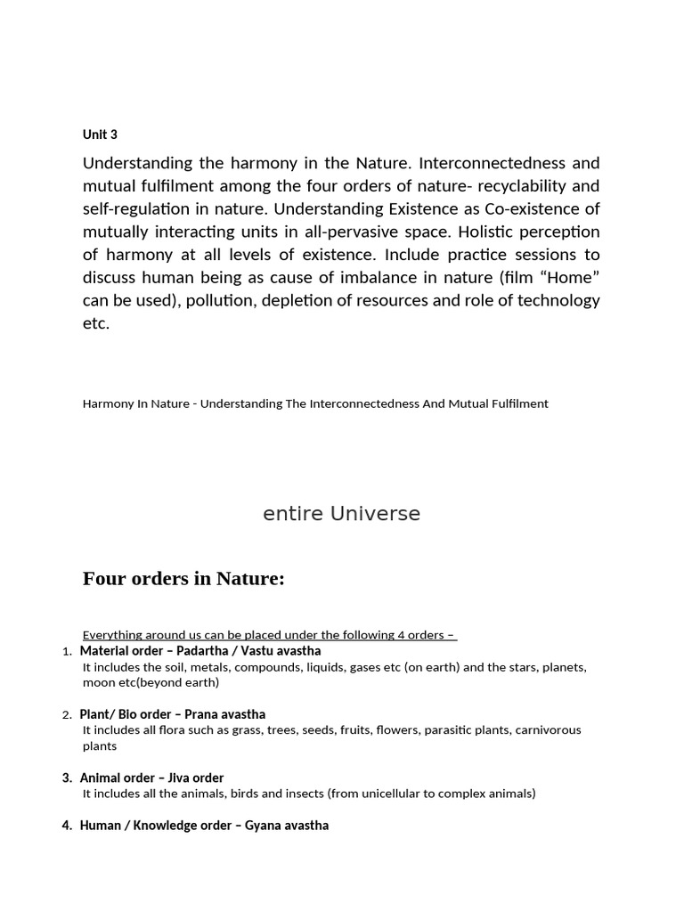 Uhv Unit 3 Notes Amh 2024 25 | PDF | Soil | Plants Uhv Unit 3 Notes Amh 2024 25 | PDF | Soil | Plants