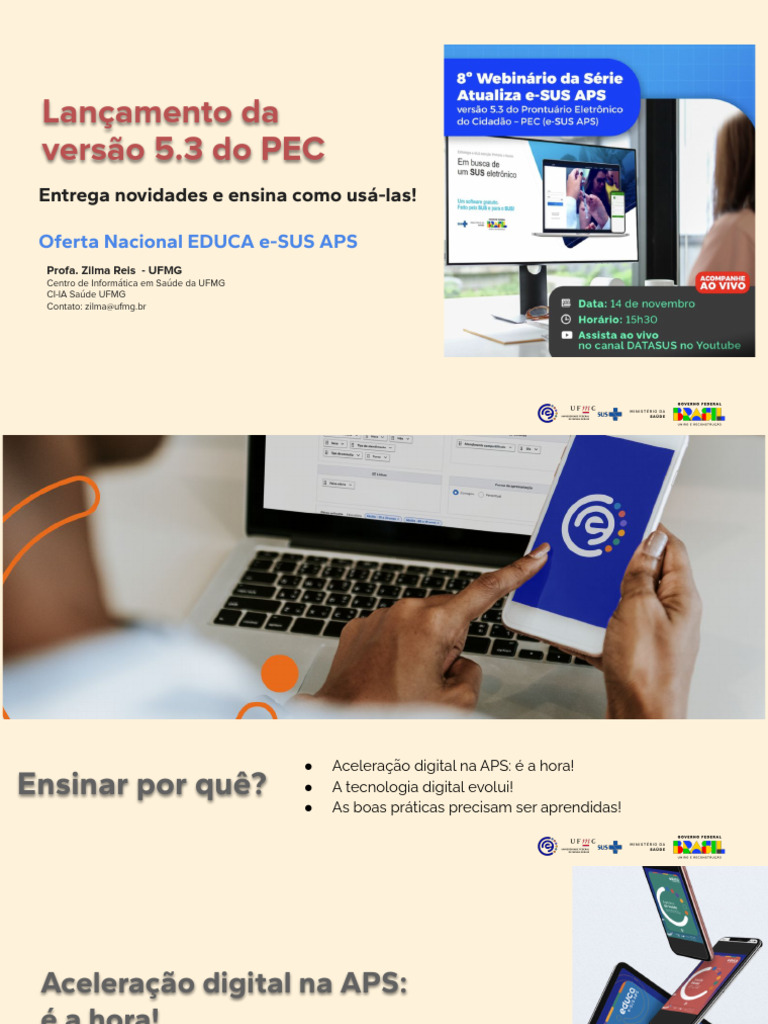 Novidades da Versão 5.3 do e-SUS APS | PDF | Informática em saúde