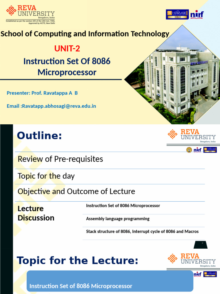 MP Unit2 | PDF | Assembly Language | Central Processing Unit