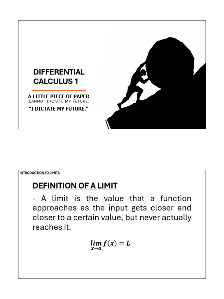 Handout 03 Differential Calculus | PDF | Area | Geometry
