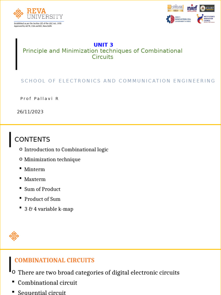 ade unit3 | PDF | Logic Gate | Boolean Algebra
