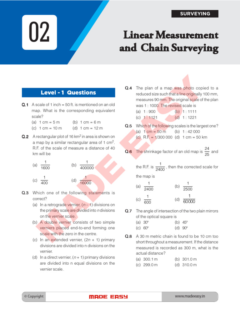 1137753surveying - CPQ - Chapter 2-1 | PDF | Surveying | Metrology