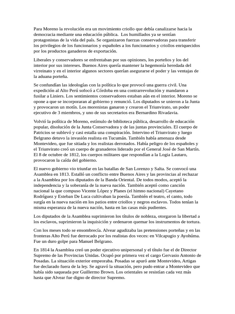 Breve Historia de La Argentina 2 Ivana | PDF