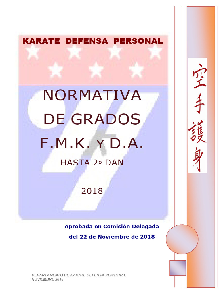 Normativa de Grados hasta 2º Dan Karate | PDF | Kárate | Kata