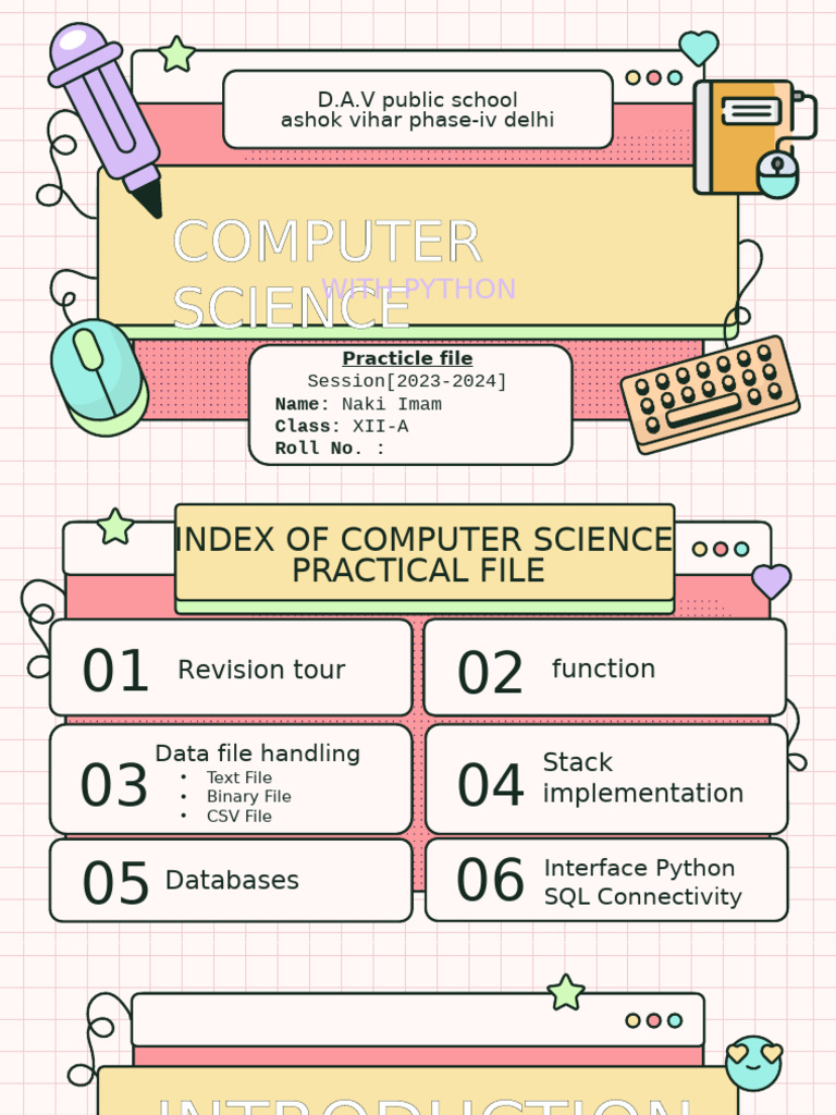 CS Programmes[FINAL] | PDF | Databases | Computer File