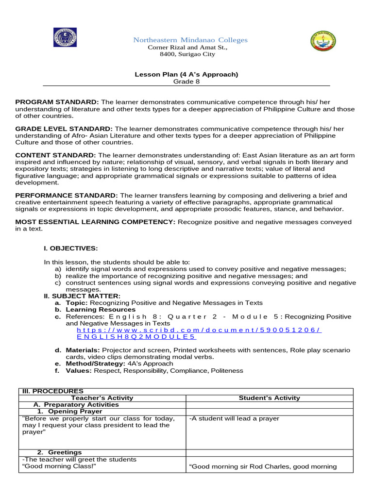 Ipil DemoLP | PDF | Learning | Human Communication