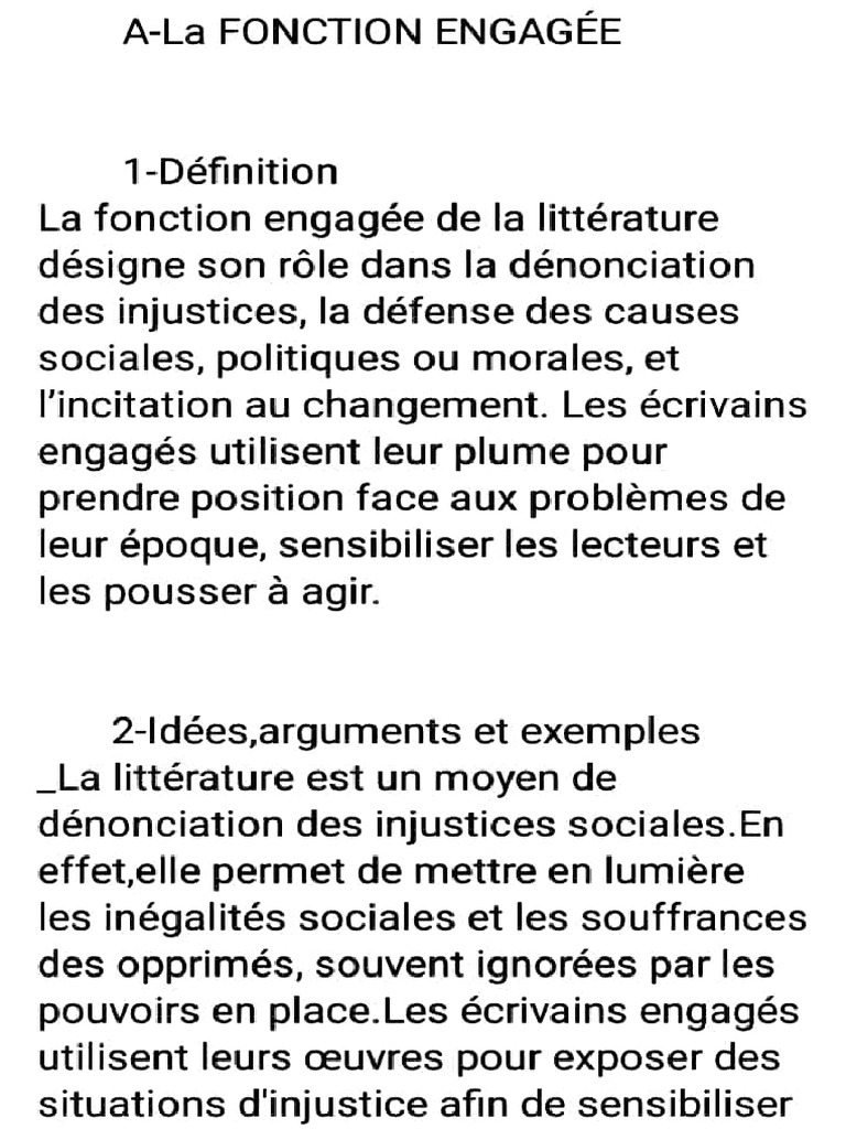 Idées, Arguments Et Exemples Sur Les Fonctions de La Littérature | PDF | Poésie | Esthétique