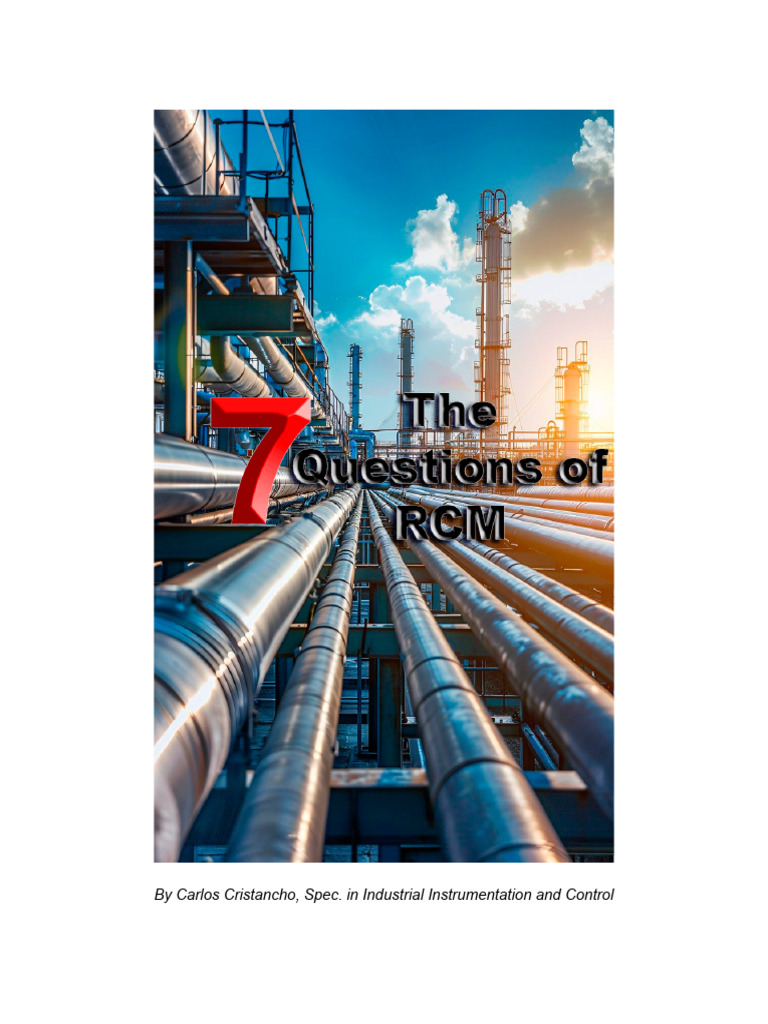 The 7 Questions of RCM | PDF | Reliability Engineering | Risk