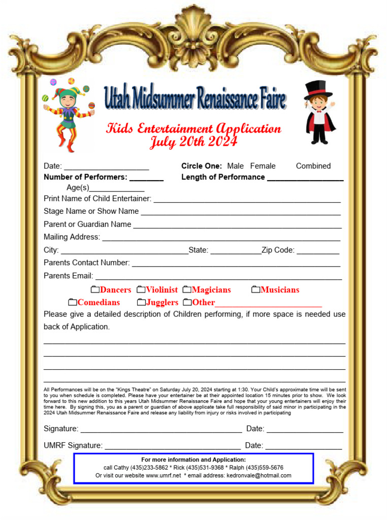Kids Entertainment Application 2024 | PDF | Finance & Money Management