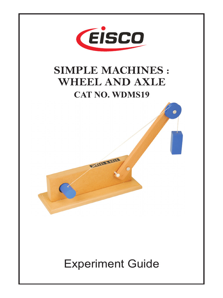 Simple Machines Wheel and Axle | PDF | Machines | Lever