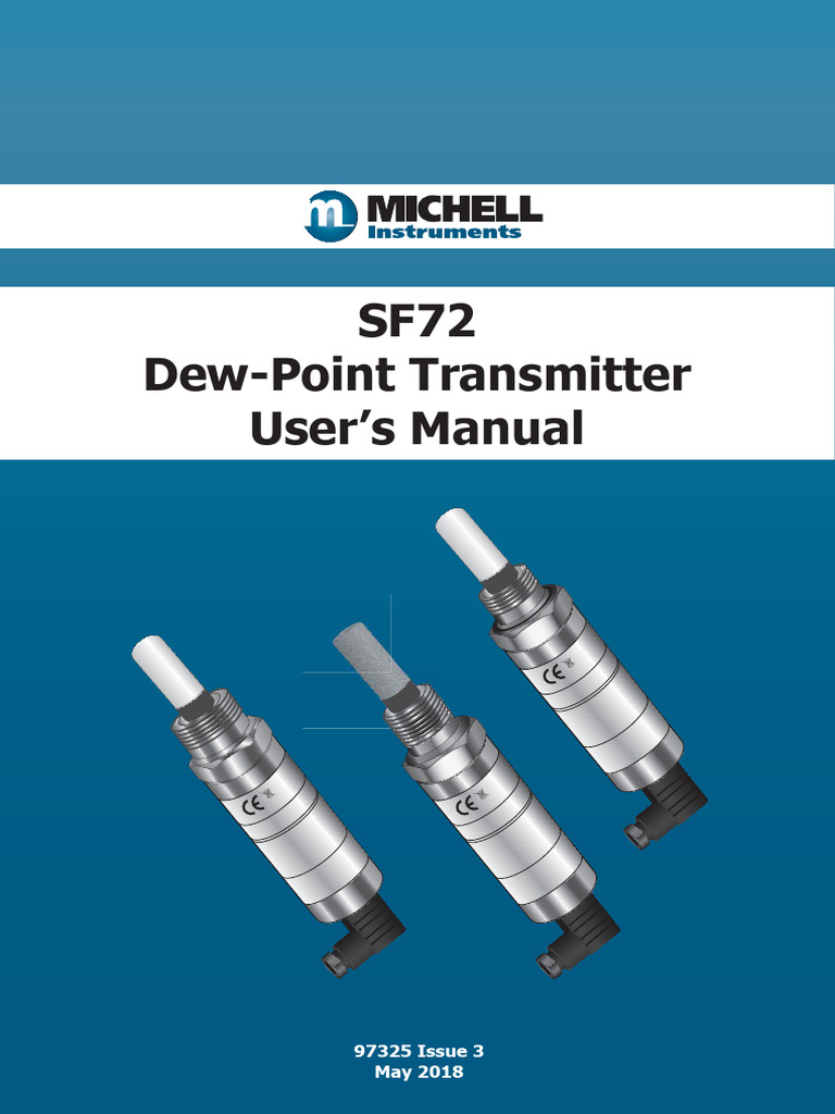 SF72 97325 Manual-V3 | PDF | Electrical Connector | Calibration