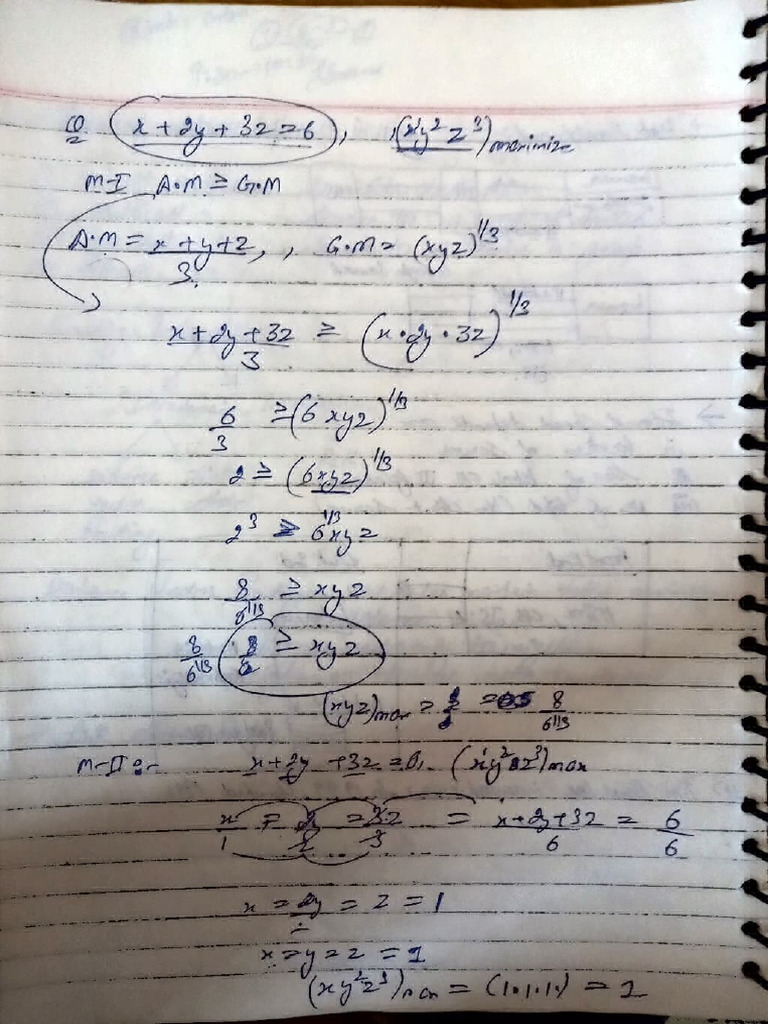 AM GM Questions | PDF