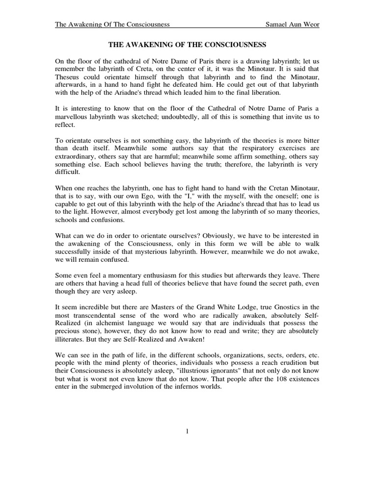 The Awakening of The Consciousness | PDF | Seven Deadly Sins ...