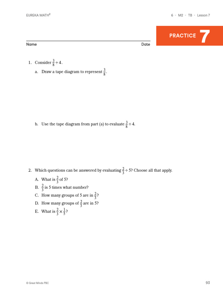 6th Grade Fraction Practice B | PDF | Arithmetic | Elementary Mathematics
