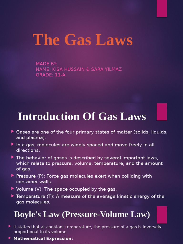 Understanding Gas Laws Explained | PDF | Gases | Temperature