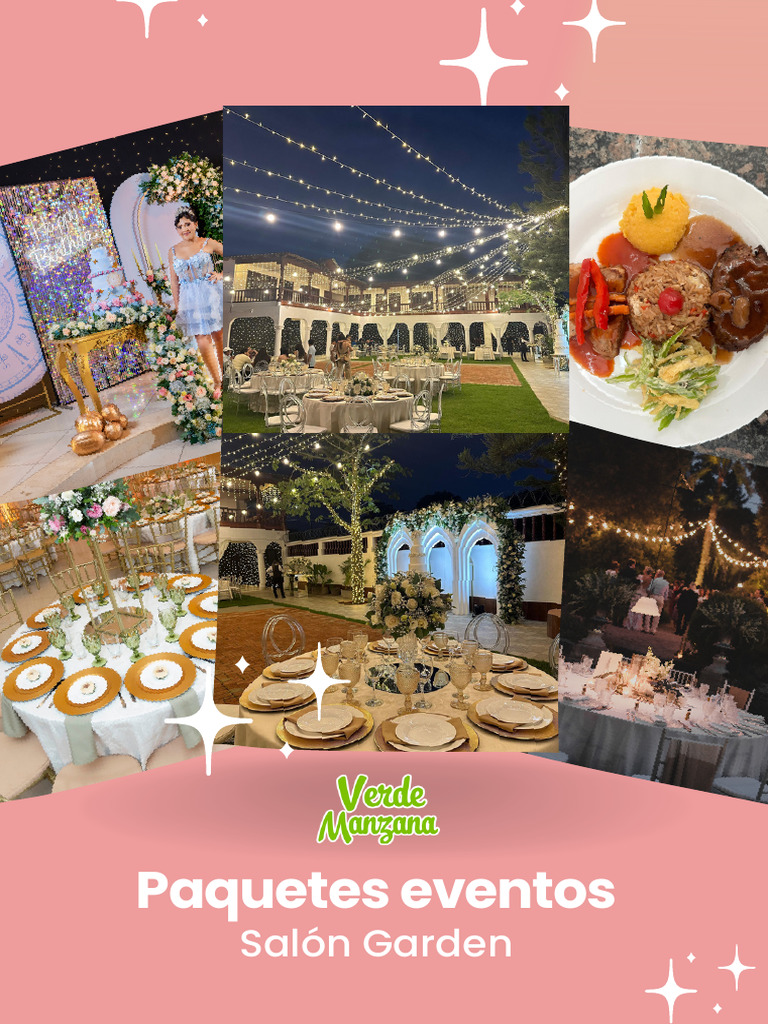 Paquete Eventos Varios Garden 2025 | PDF