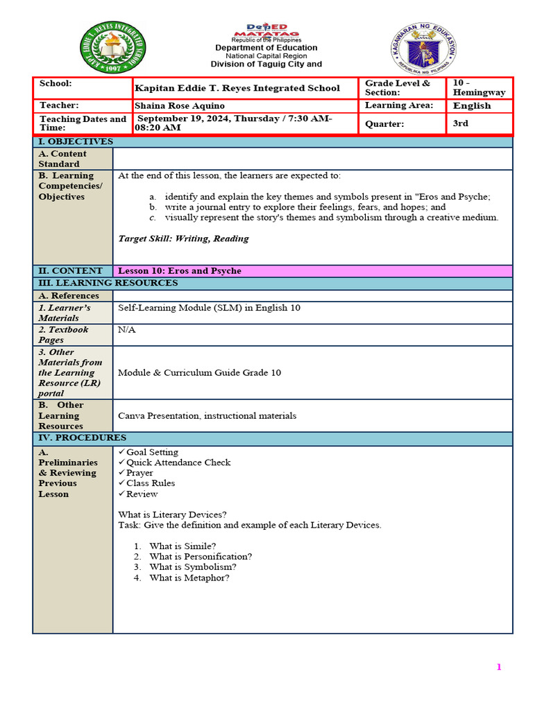 Final DLP PDF | PDF | Eros