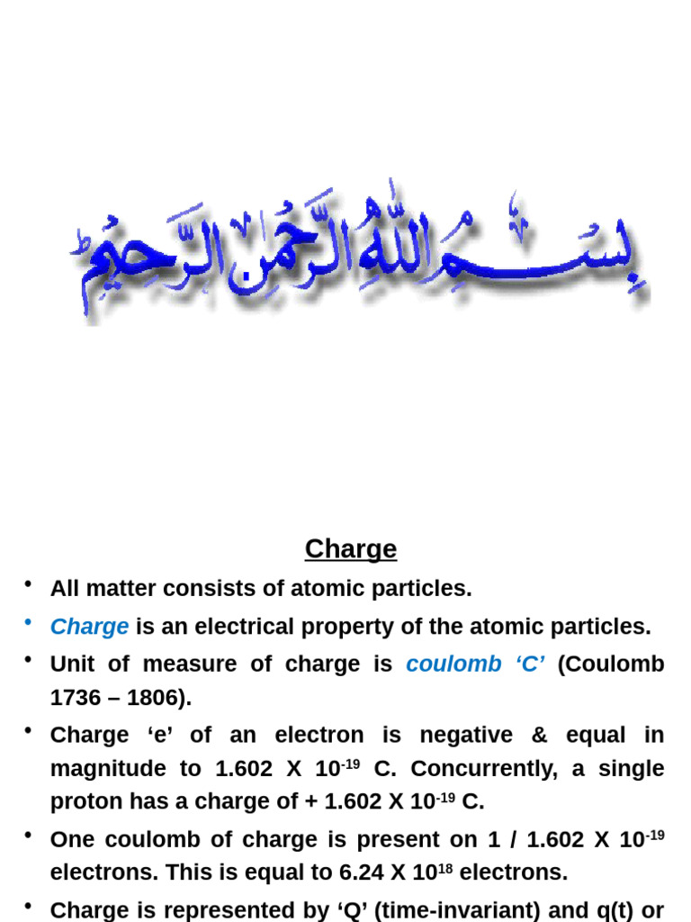 Understanding Charge, Current, and Voltage | PDF | Electric Charge ...